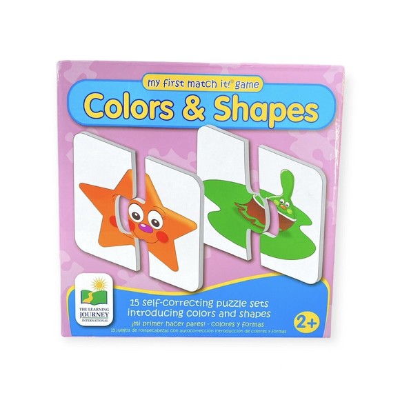 Toys | The Learning Journey My First Colors Shapes Match It Game Puzzle ...